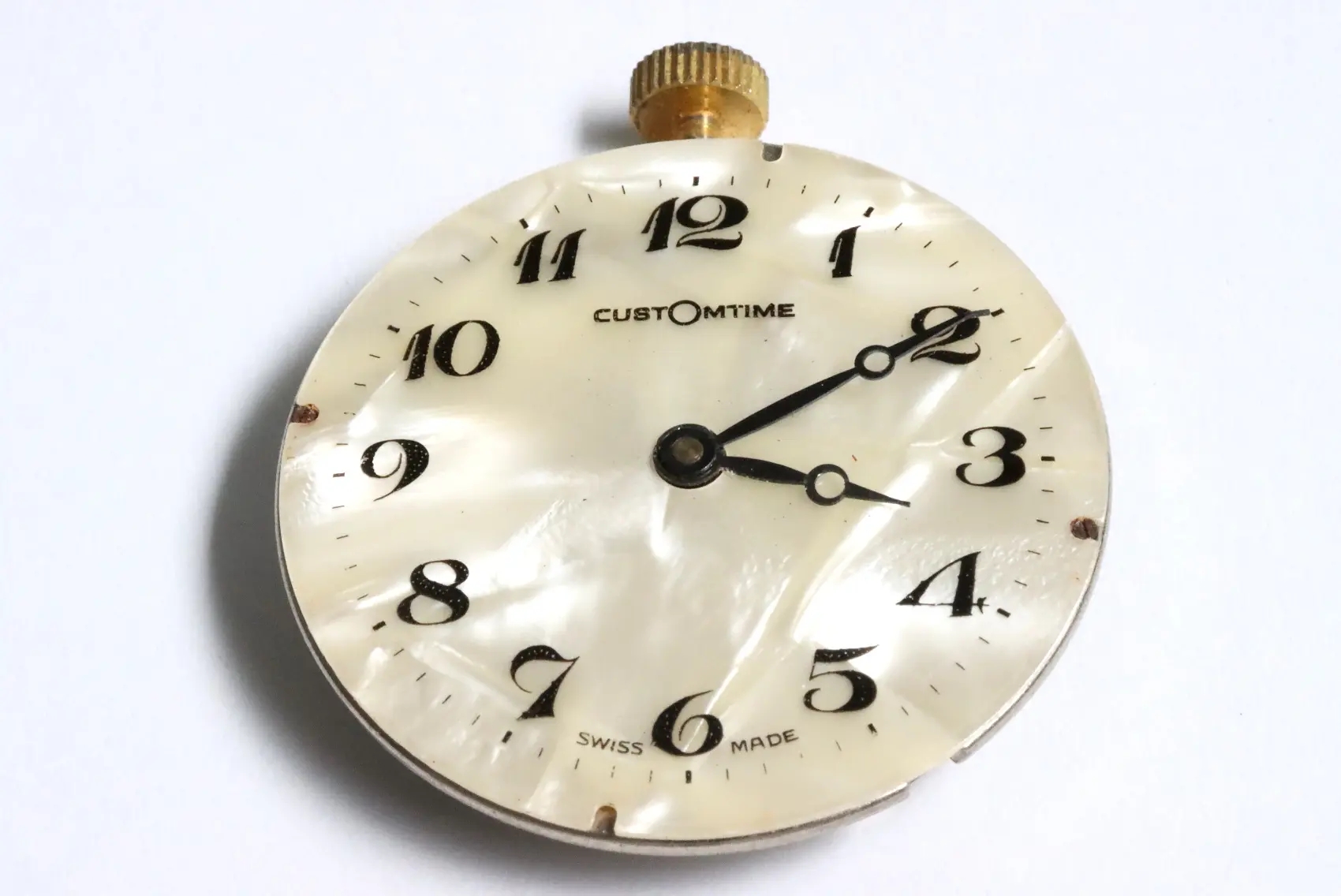 CustOmtime trice defective and rusty 1 jewel pocket watch ...
