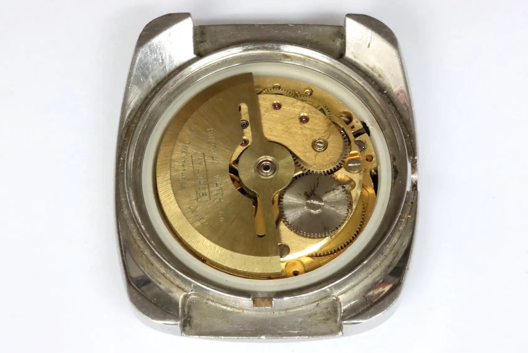 Bulova 11A0ACB watch in poor condition with Rado case back ...